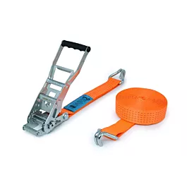 Tie-Down Strap - ERGO 5T - 9m - 50mm - 2-part- Double J-hook - Orange ...
