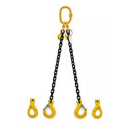 Lifting chain - 1.6t - 6mm - 2-leg - With shortening hooks - G8 ...