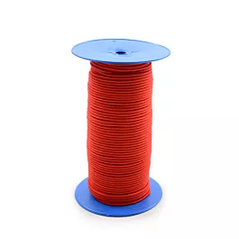 Elastic cable (3mm) - 100m roll – Red | Metaltis