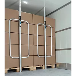 Set of cargo bar hoops (46mm) - 600x700mm (Aluminum) | Metaltis