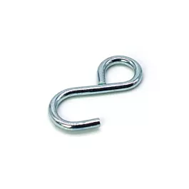 Closed-eye S hook - 300kg - 18mm | Metaltis