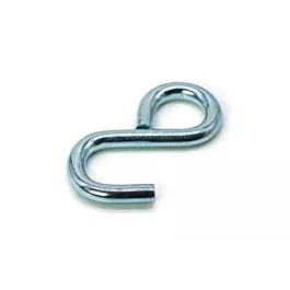 Closed-eye S hook - 850kg - 22mm | Metaltis