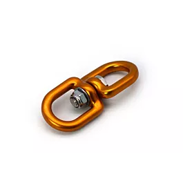 Double Ended Swivel Eye Hook - 700kg - Forged aluminum - Golden finish ...