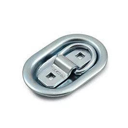Anchor point - D-Ring - Flush mount (oval) - 800kg | Metaltis