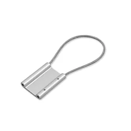 Aluminum ID label/cable seal - Blank - Long cable (31cm) - Premium ...