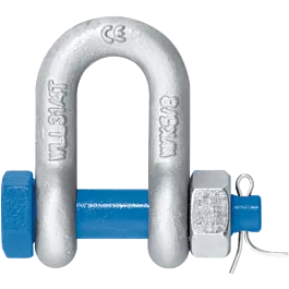 Safety pin D-shackle | Metaltis