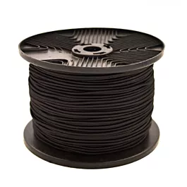 Elastic cord - 6mm - 100m - Black | Metaltis