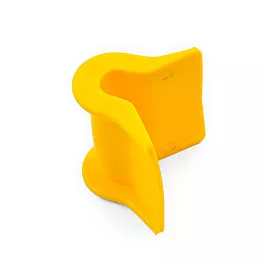 Barrel bracket - 37,5x52x61,5mm - Yellow | Metaltis