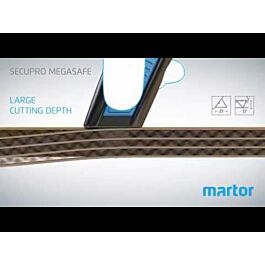 SECUPRO Megasafe - Aluminium safety knife (fully automatic) | Metaltis