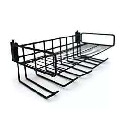 Wire storage sheft with hangers for E-Track | Metaltis