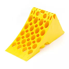 Wheel Chocks with handle - Plastic - Yellow | Metaltis